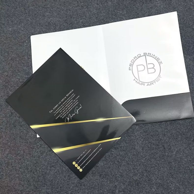 A4 Custom Presentation File Folder With Pocket Printing - Meicheng Print